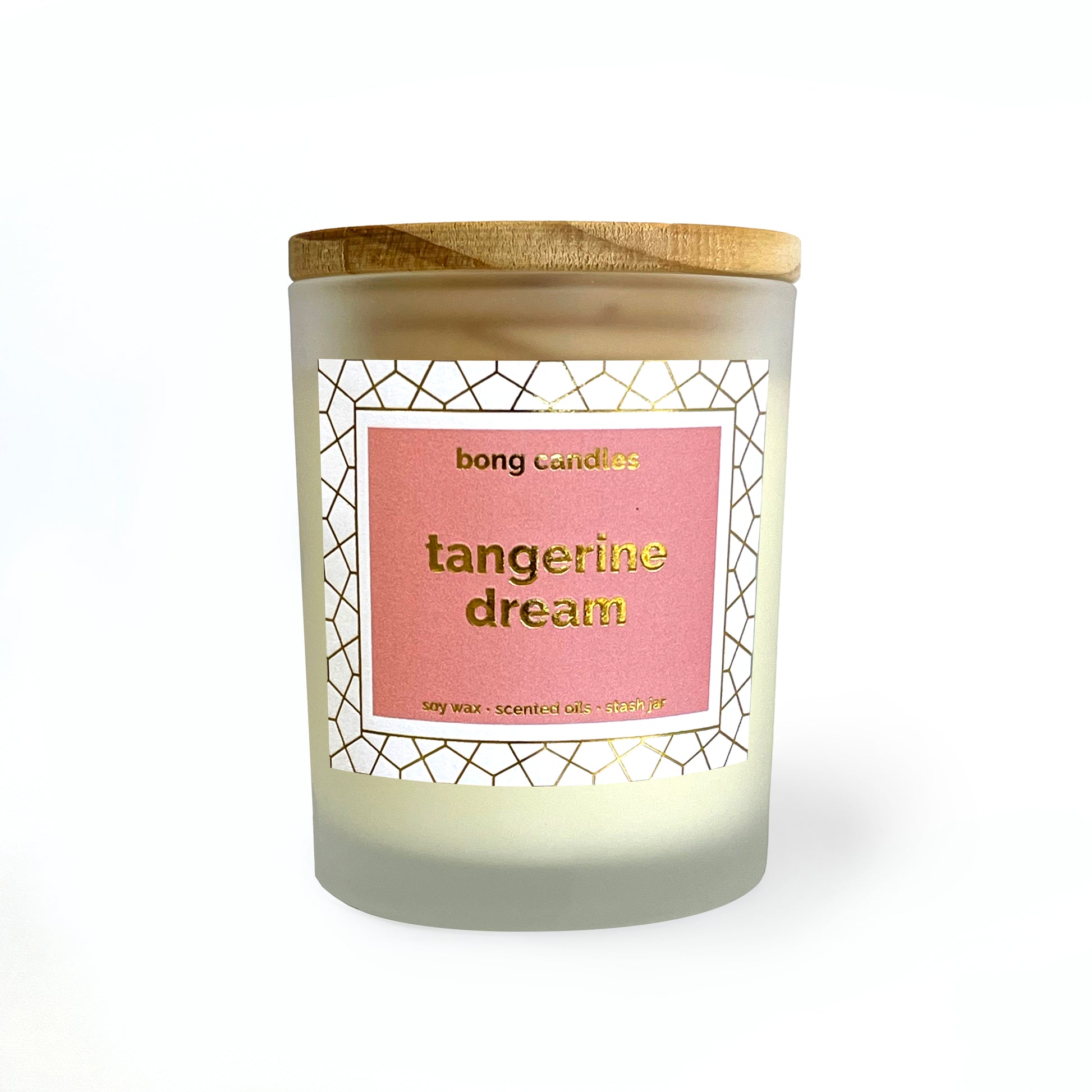 tangerine dream stash jar candle – bong candles